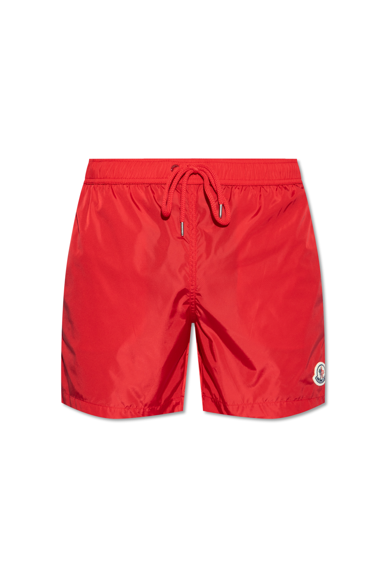 SchaferandweinerShops Italy Womens Animal Print Long Dress Red Swimming shorts Moncler